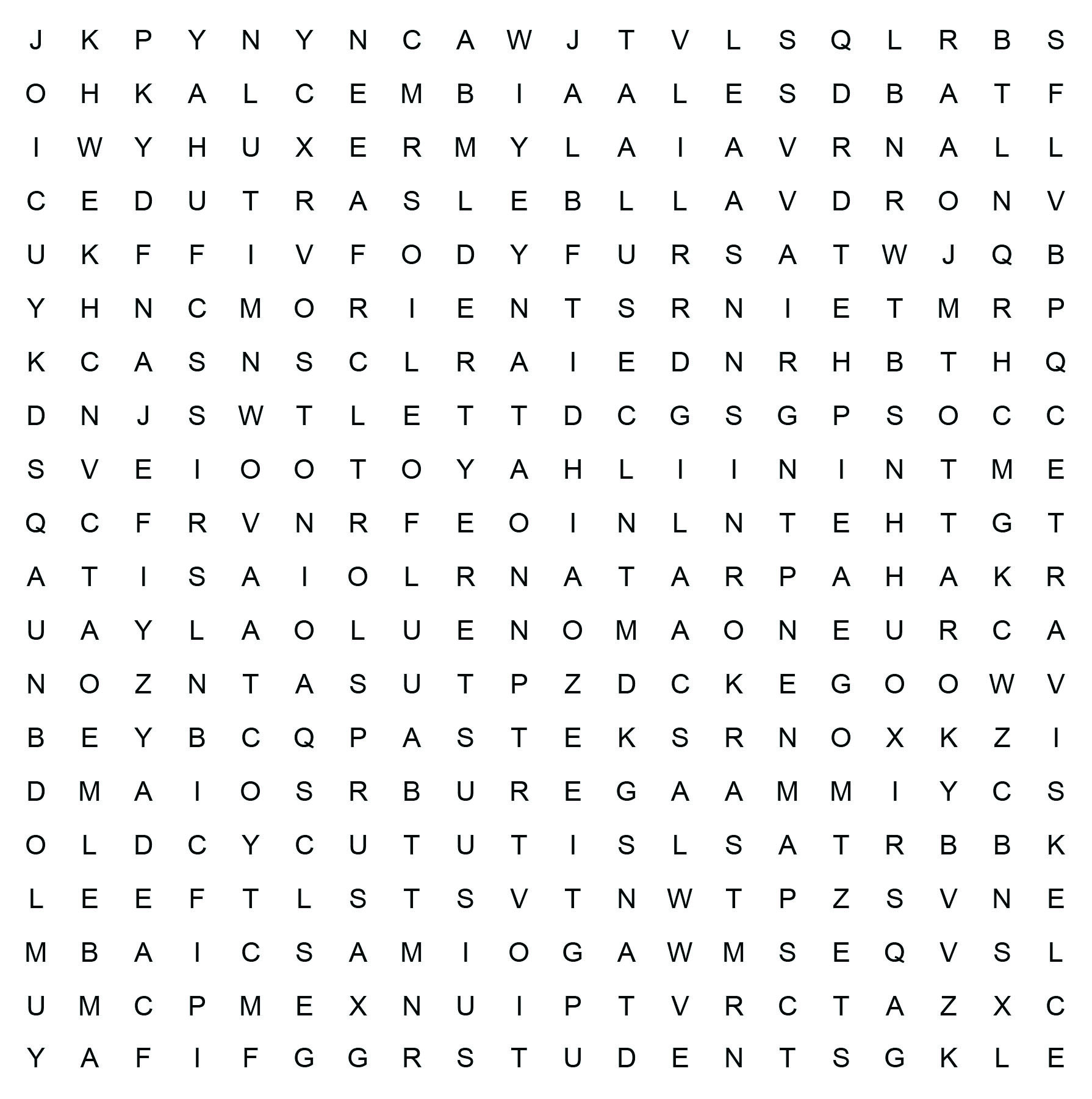 Buccaneer word search – The Buccaneer